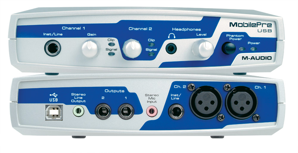 Le bonheur est dans le MobilePre : Test M-Audio Mobilepre Usb ...